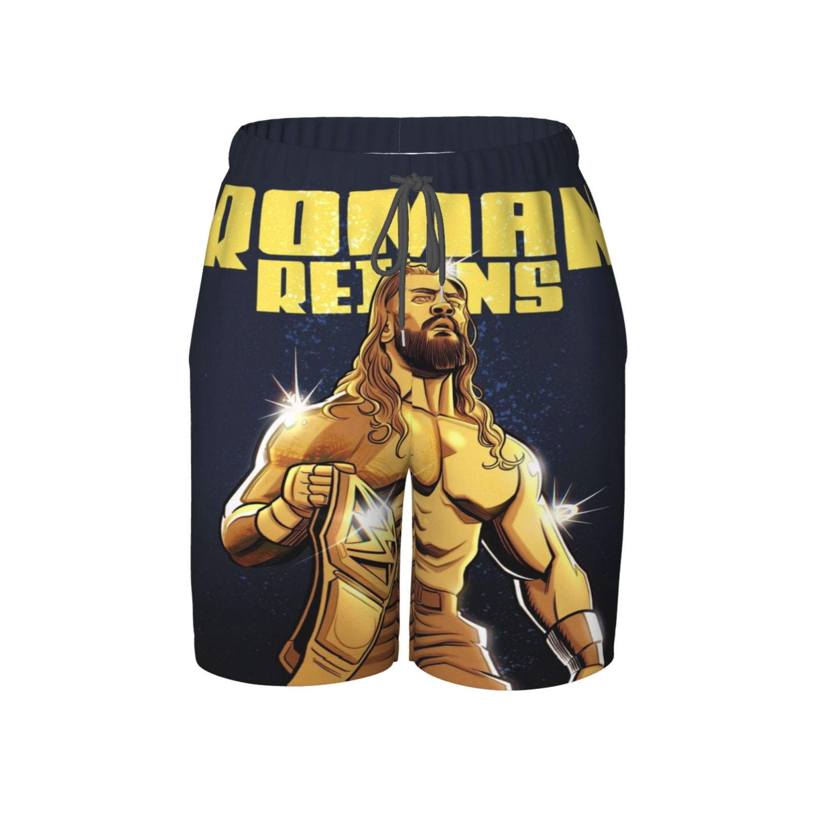 Boys Roman Wres-Tler Reign Beach Shorts Swim Trunks Swim Shorts Quick ...