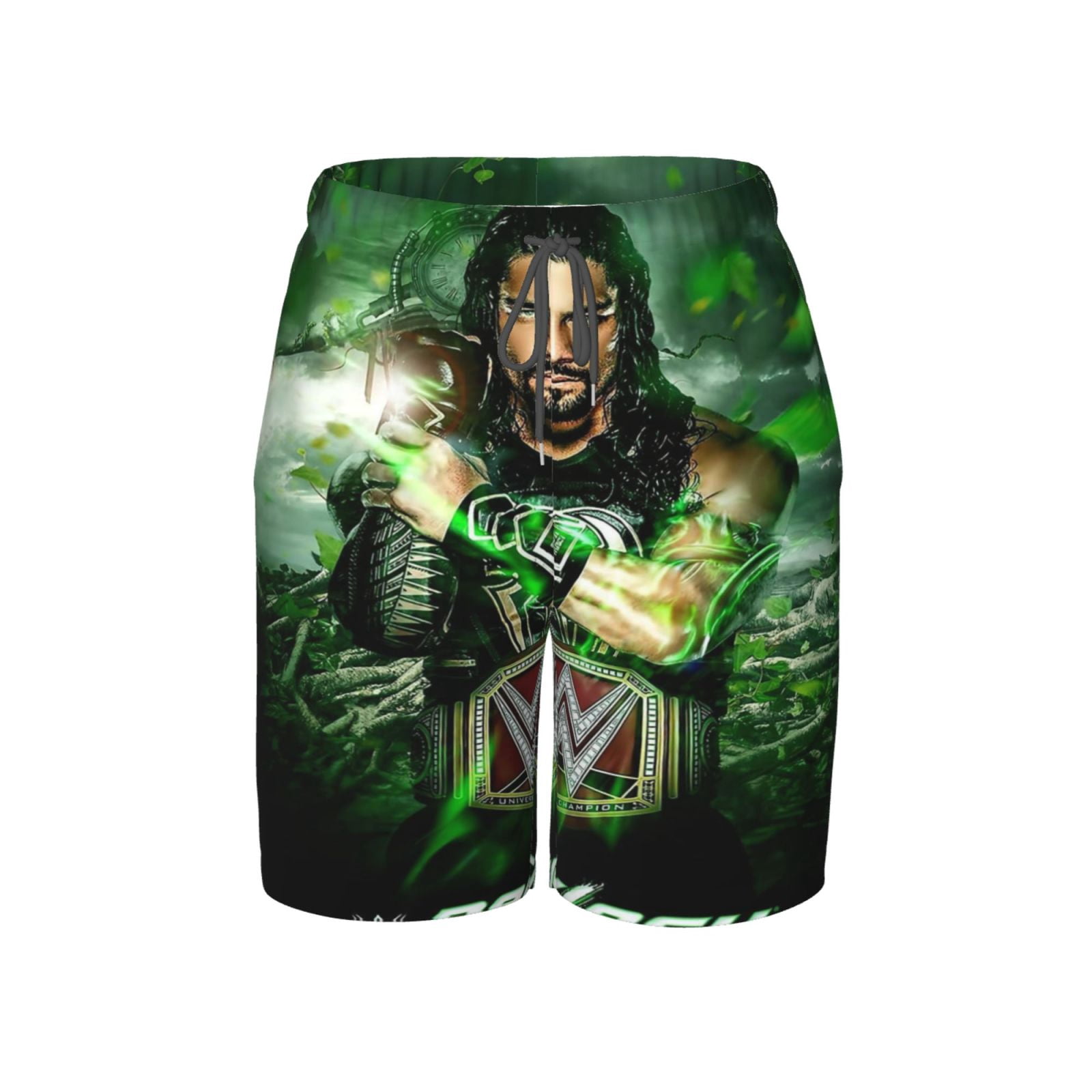 Boys Roman Wres-Tler Reign Beach Shorts Swim Trunks Swim Shorts Quick ...