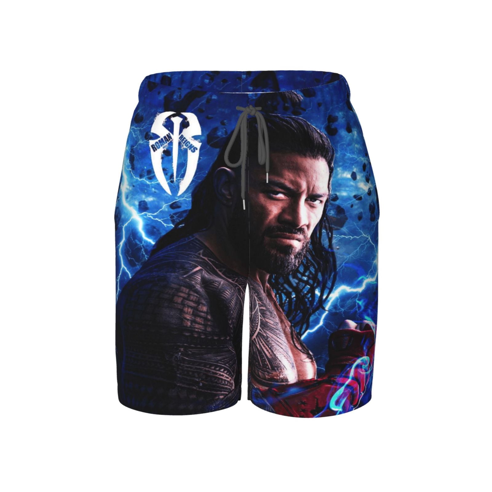 Boys Roman Wres-Tler Reign Beach Shorts Swim Trunks Swim Shorts Quick ...