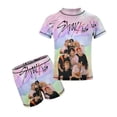 Boys SKZ Stray Korea Ki-DS Rash Guard Set 2 Piece Swimsuits Short ...