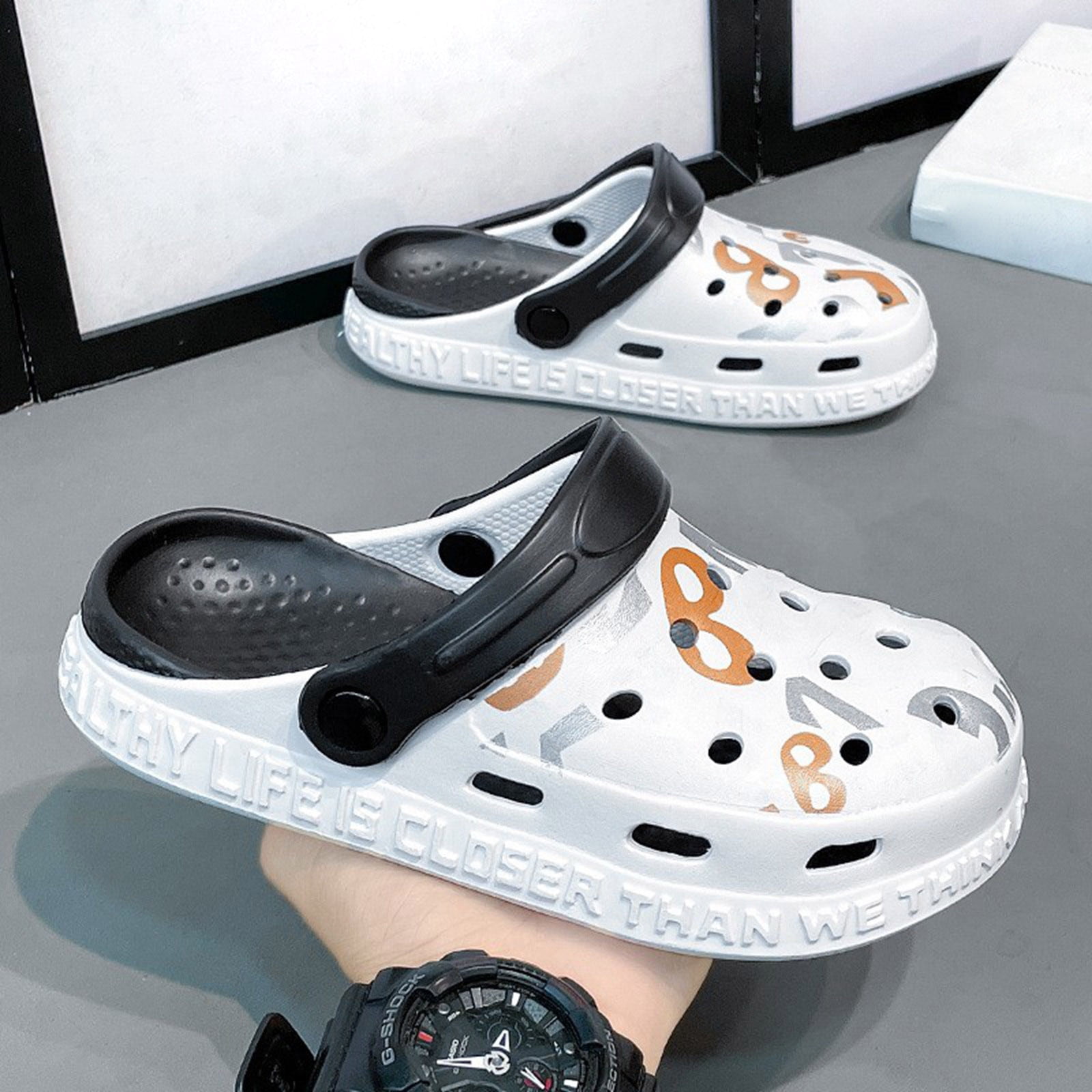 Boys Sandals Clogs For Kids Lightweight Breathable Sandals Outdoor ...