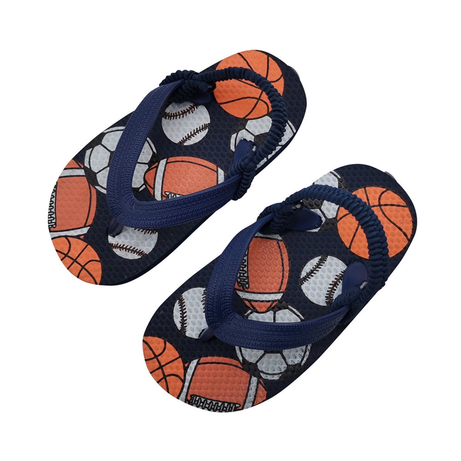 Boys Sandals For Toddlers Kids Summer Beach Slides Outdoor Printed Flip ...
