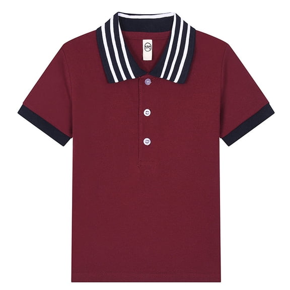 Boys School Uniform Short Sleeve Pique Polo - Walmart.com