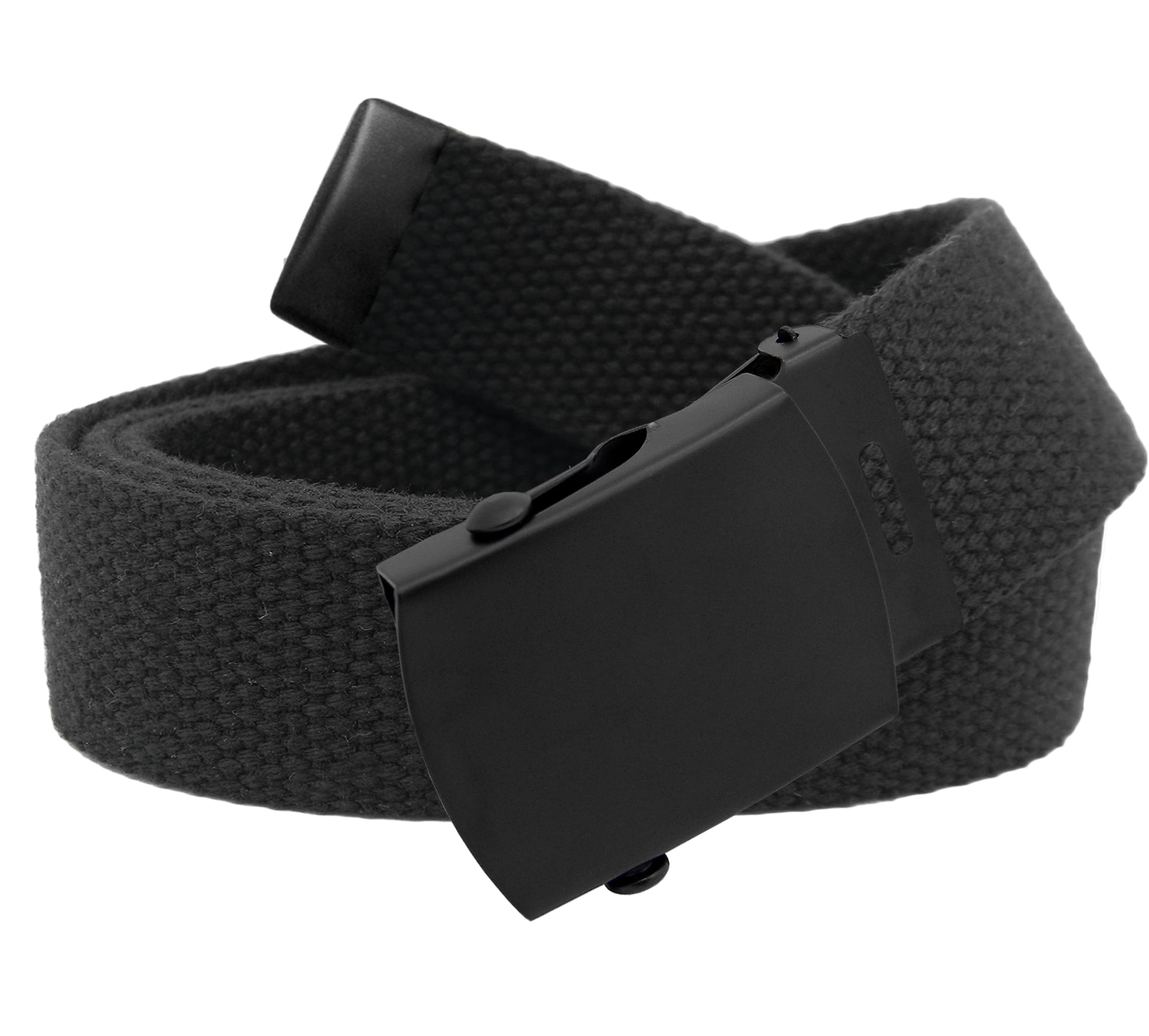 Build A Belt Slider Military Buckle Belt, Black, Small - Walmart.com