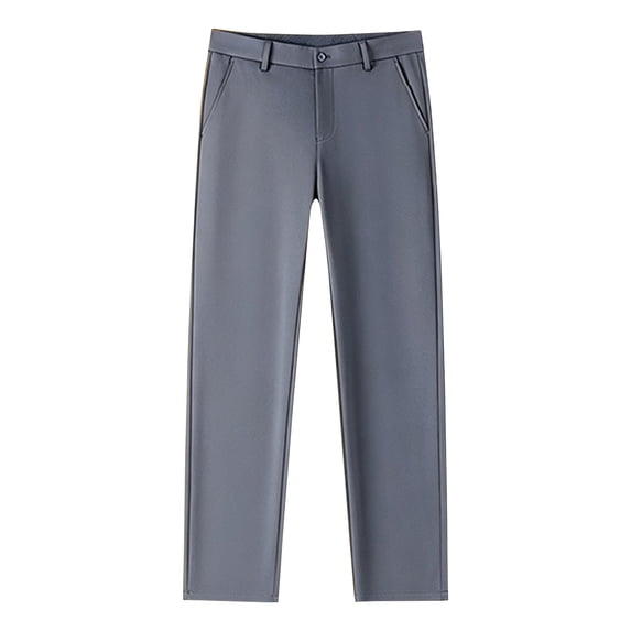 Boys School Uniform Dress Suit Pants Straight Leg Trousers Wrinkle ...