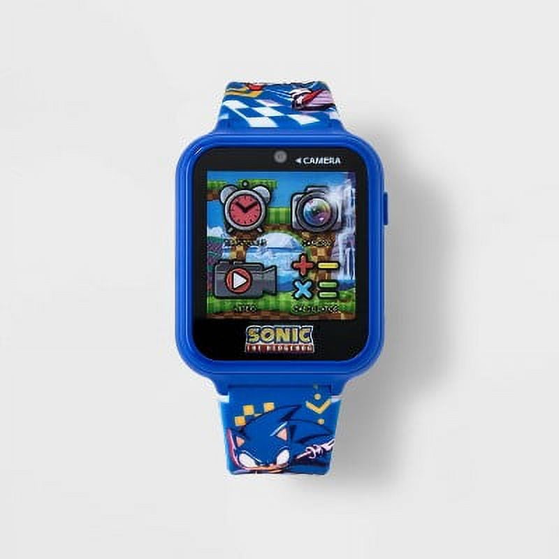 Kids' Sega Sonic the Hedgehog Digital Wrist Interactive Smart Watch ...