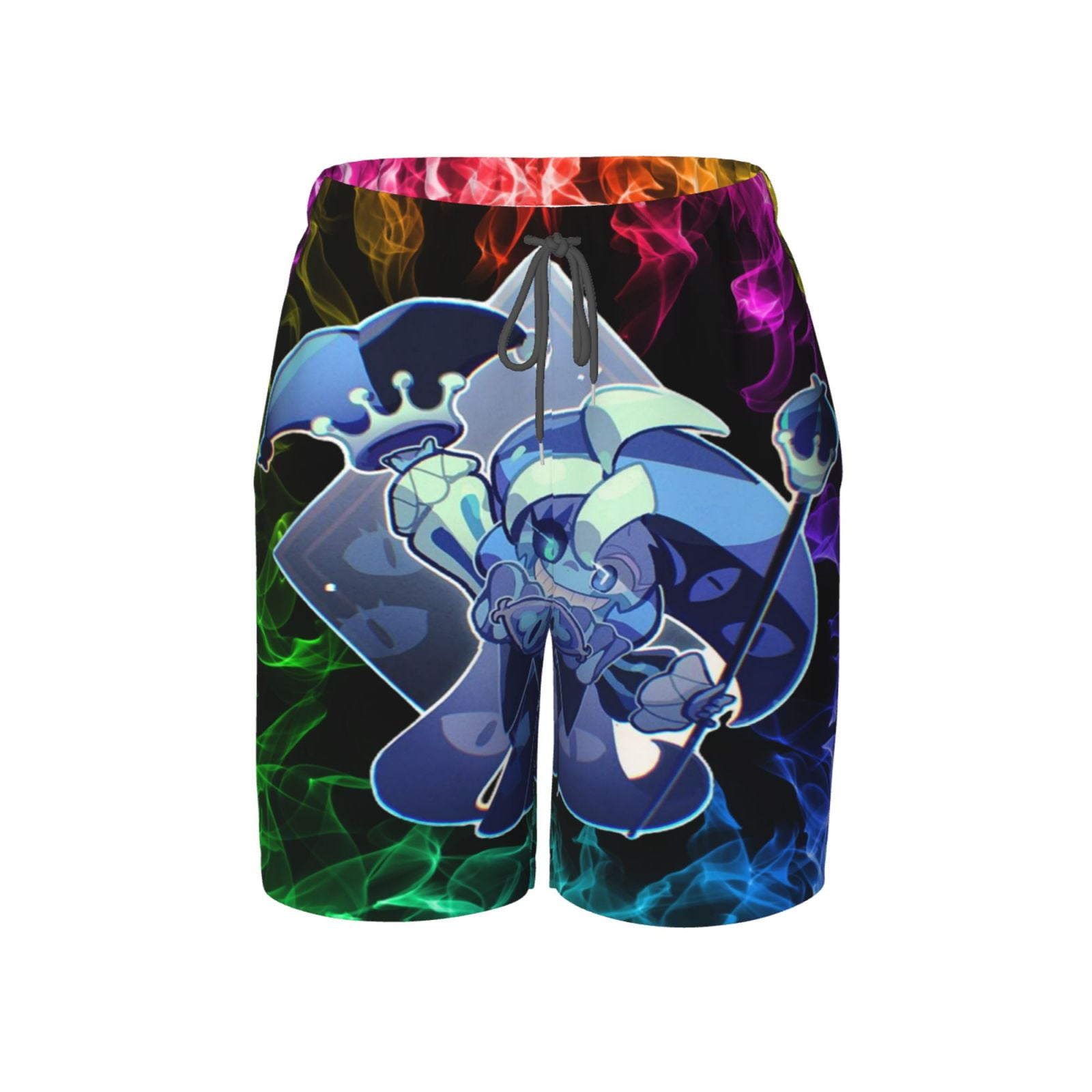 Boys Shadow Milk Cookie Swim Trunks With Mesh Liner Kids Cartoon Quick ...