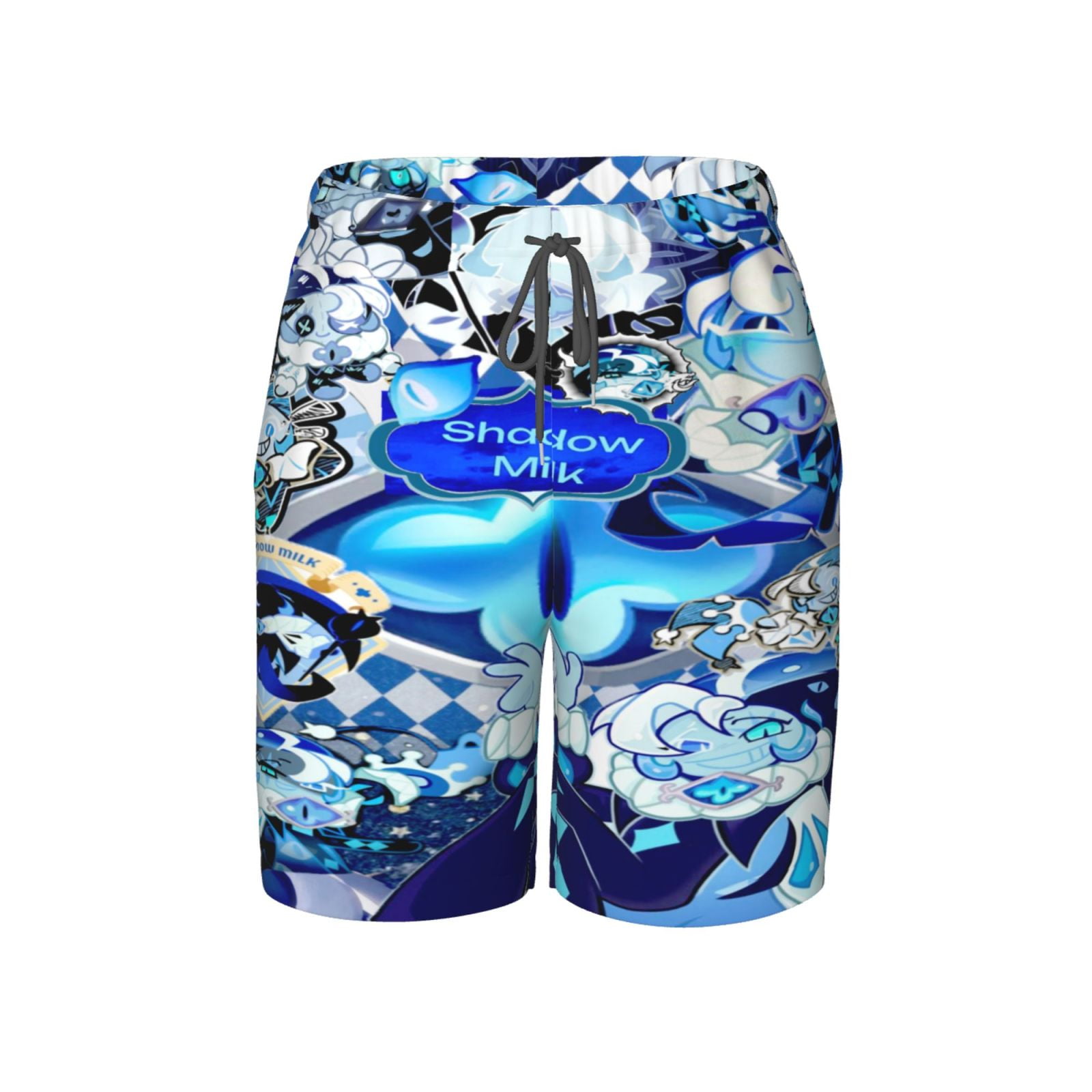 Boys Shadow Milk Cookie Swim Trunks With Mesh Liner Kids Cartoon Quick ...