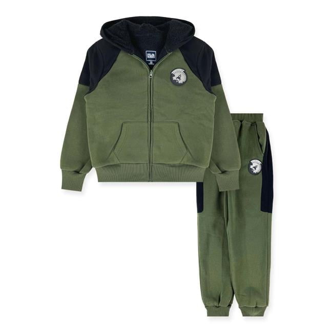 Boys Sherpa Fleece Sets - Size 8-16 - 2 Piece - Case of 24 - Walmart.com
