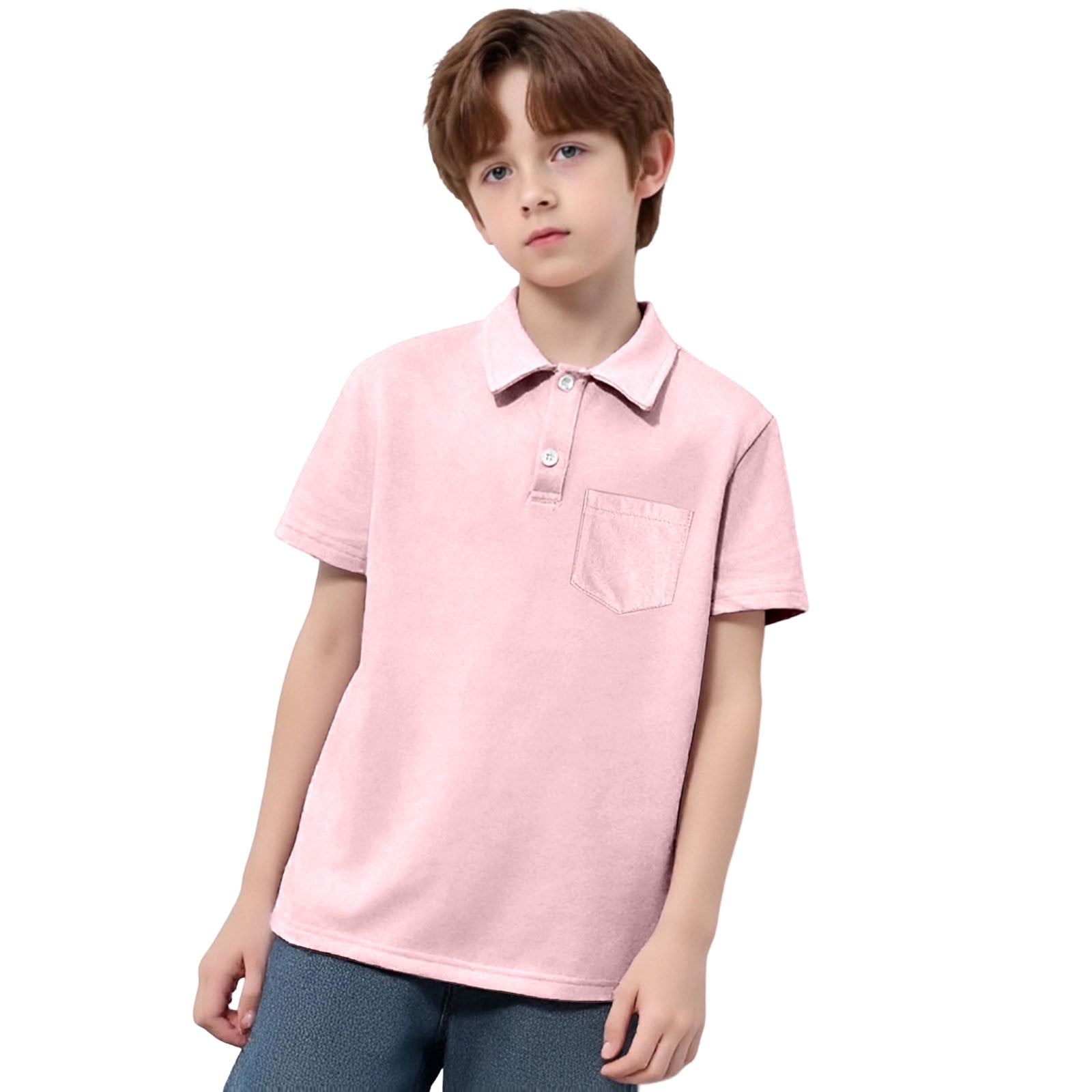 Boys Shirts - Boys Girls Striped T-Shirt with Pocket Short Sleeve Casual Top Summer Striped Tee ...