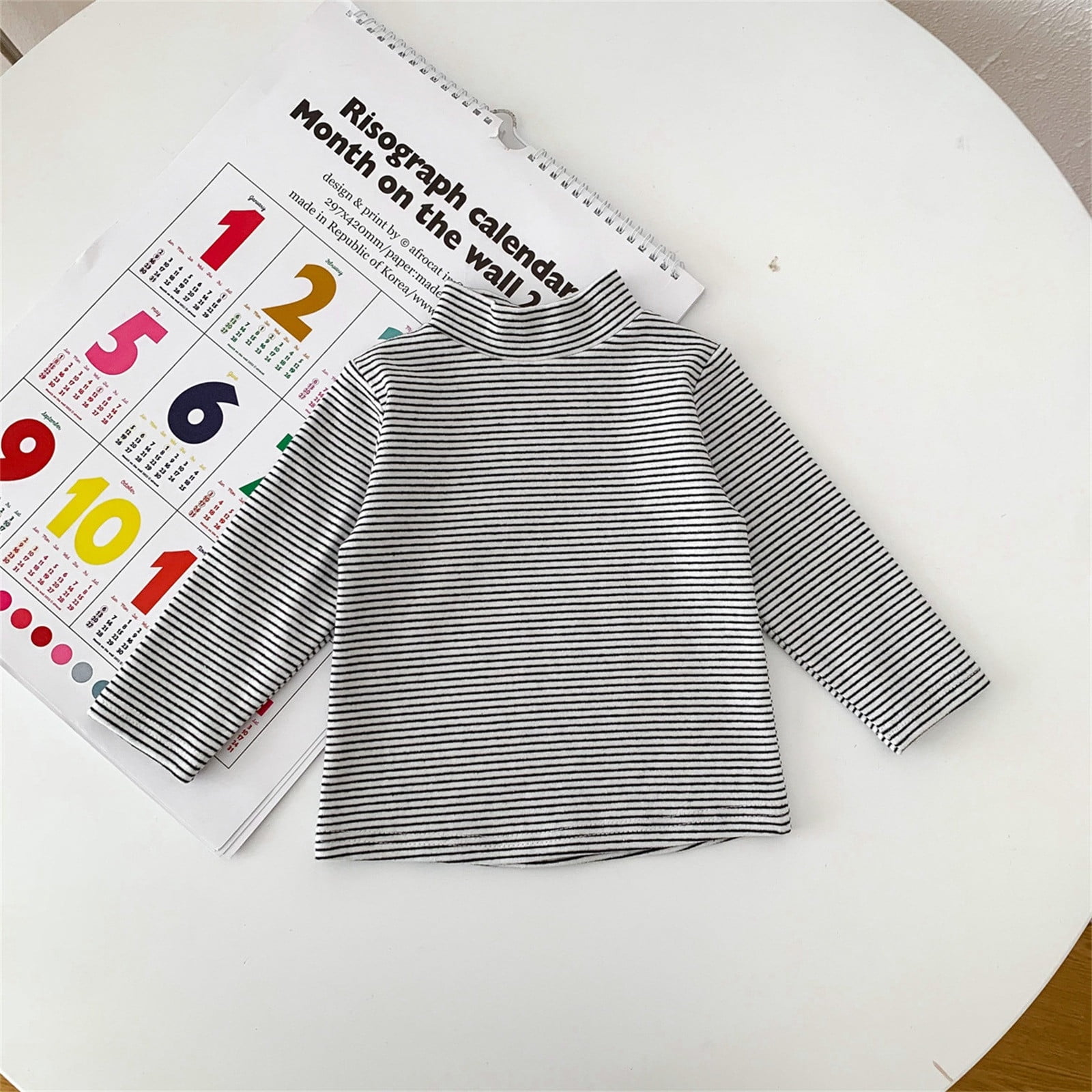 Boys Shirts Long Sleeve Tees for Basic Crewneck Cottom Boy Shirt Boys ...