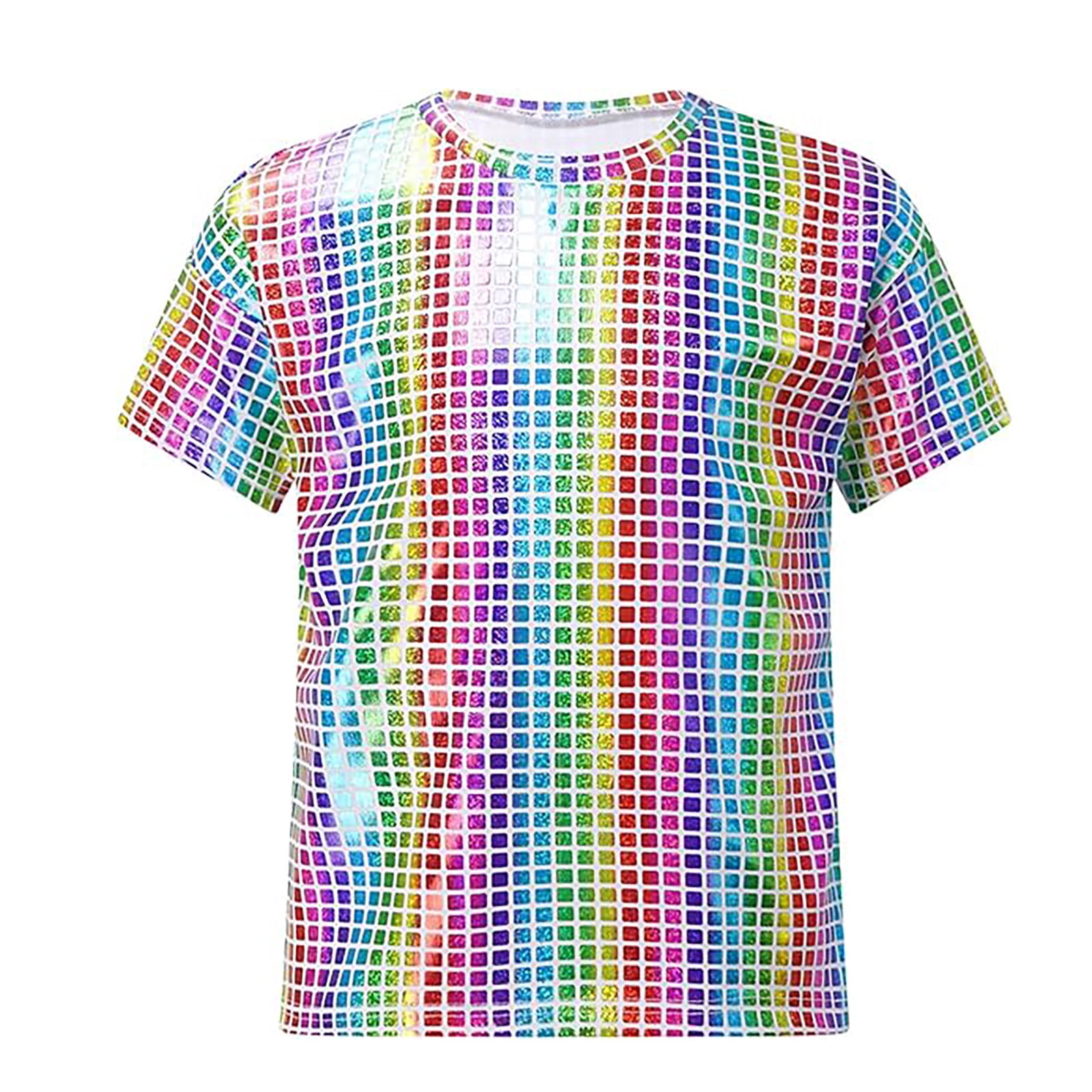 Boys Shirts School Uniform Shirts Boys Graphic T Shirt Square Sequins ...