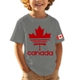 Boys Shirts T Shirt Graphic Embroidered Maple Leaf Canadian Patriotic ...