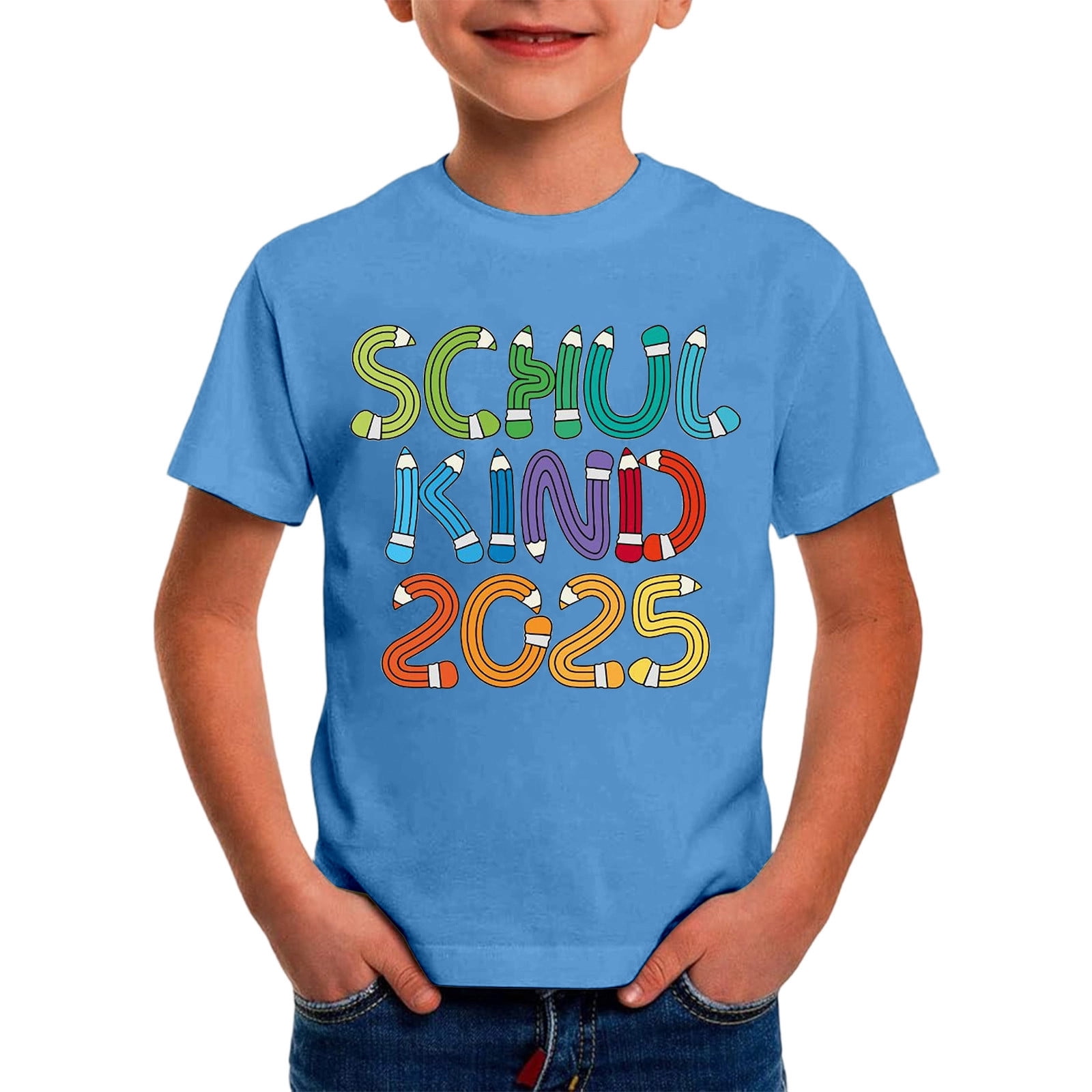 Boys Shirts T Shirt Kindergarten Hello School I Come First Day At ...
