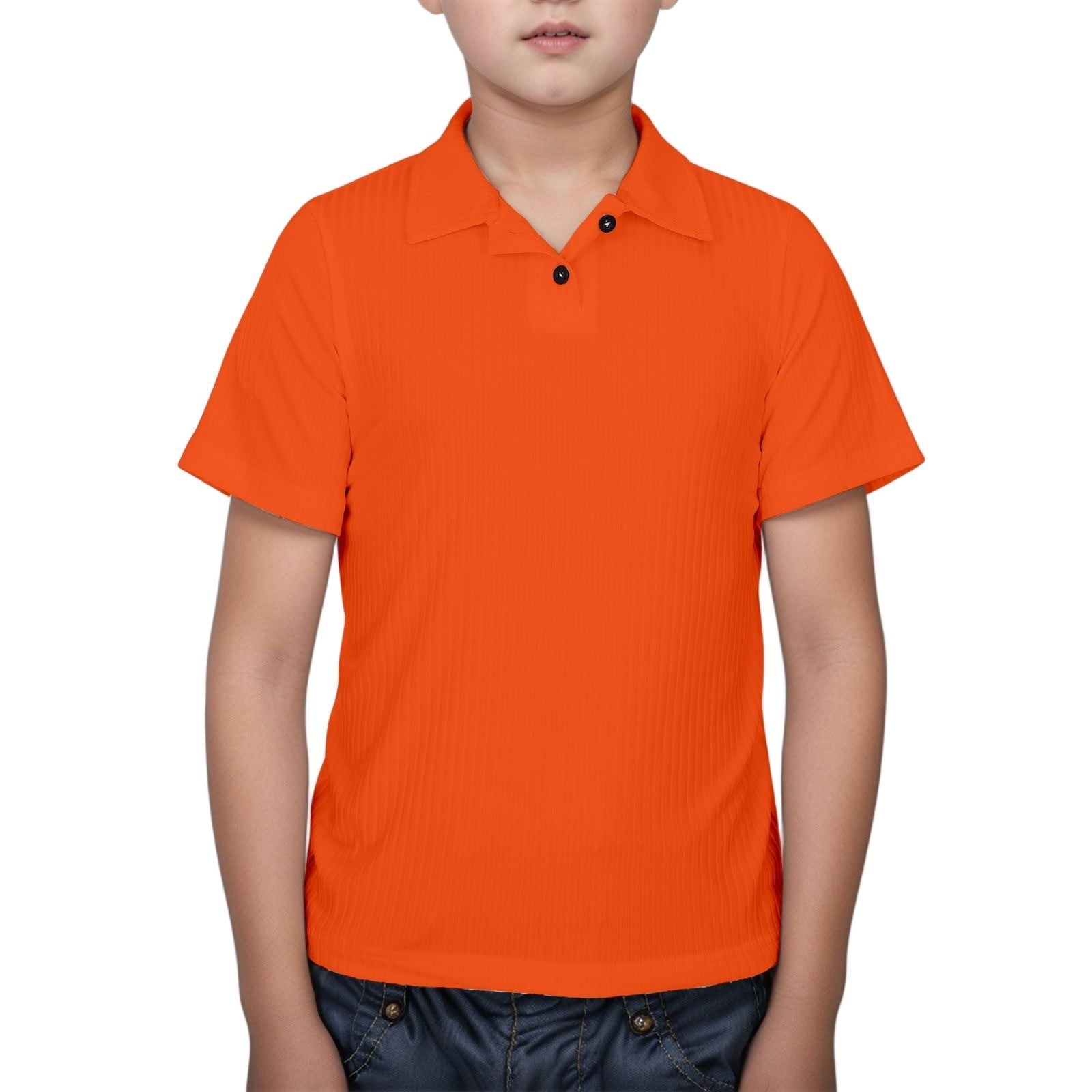 Boys Shirts Texture Shirts Casual Elasticity Short Sleeve Button ...