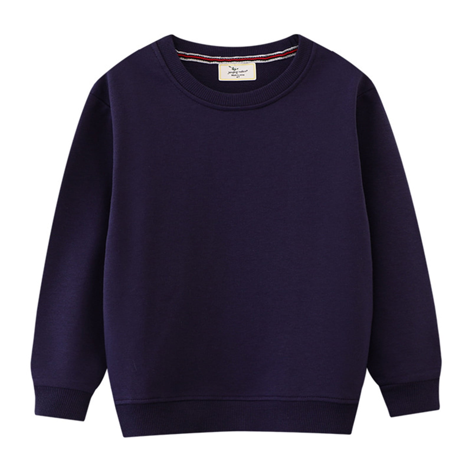 Boys Shirts - Toddler Long Sleeve Shirt Solid Color Fall Winter Top ...