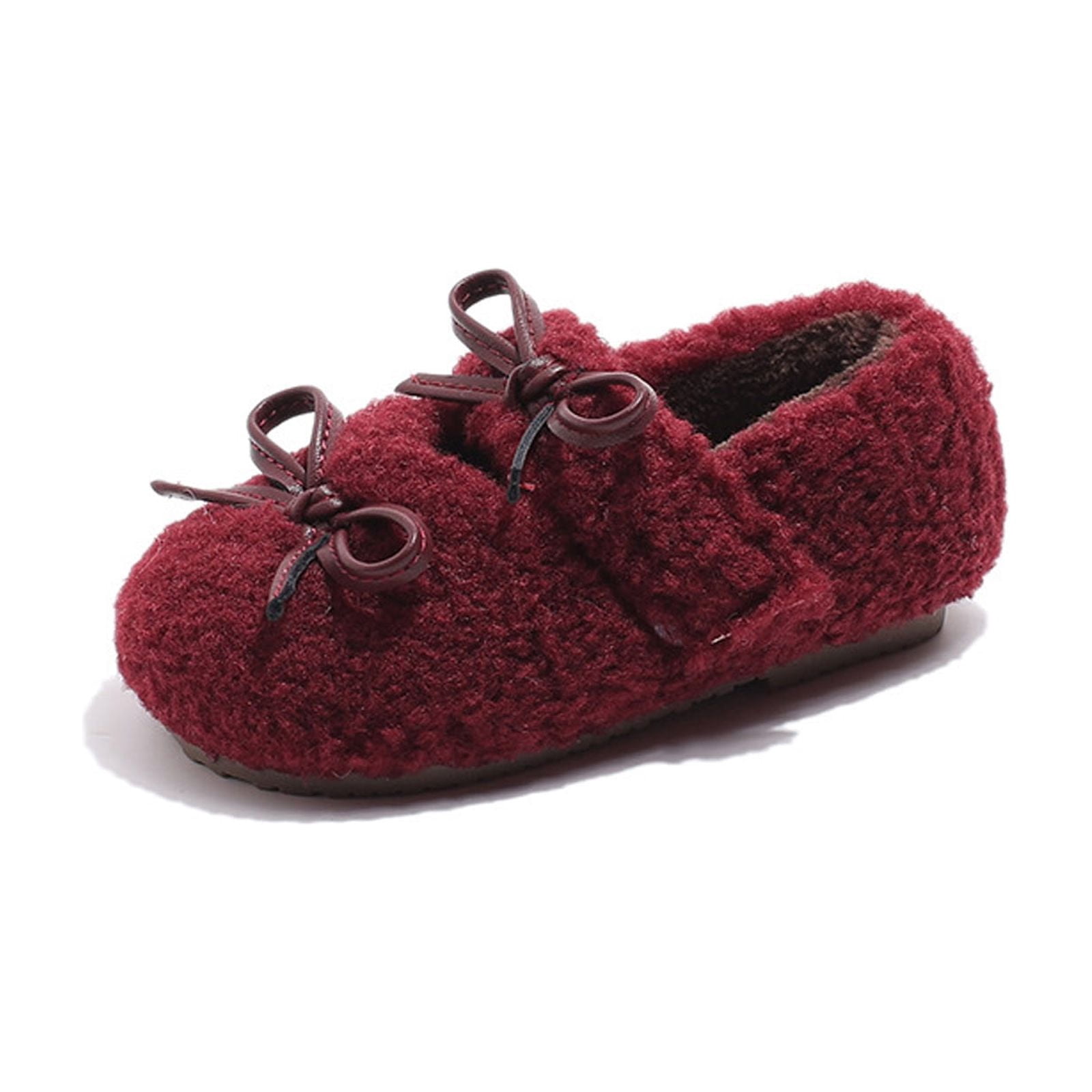Boys Shoes,Winter Girls Sneakers Soft Sole Lined Warm Booties Non ...