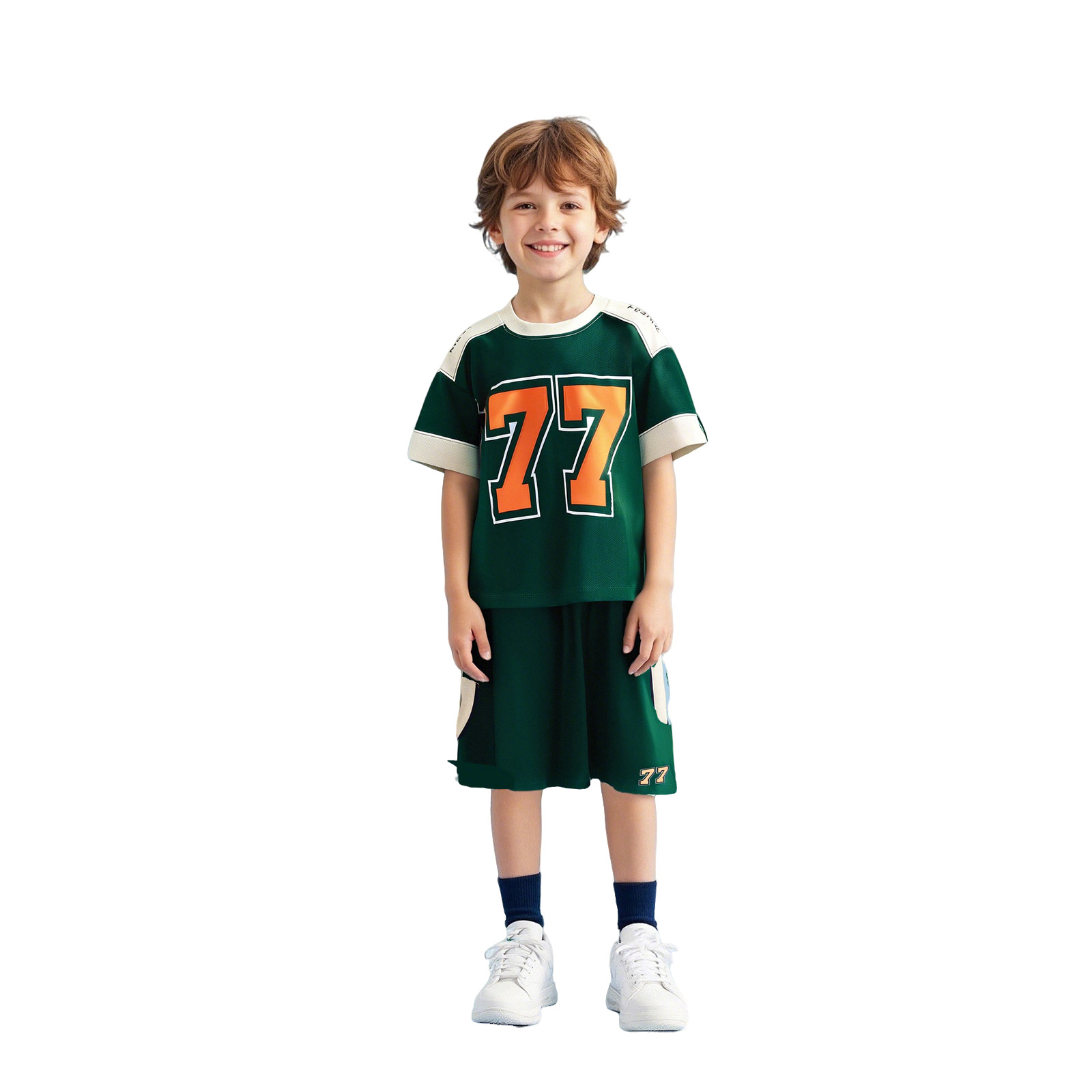 Boys Short Sets 2 Pcs T Shirts + Shorts Set Quick Dry Athletic Shirts ...