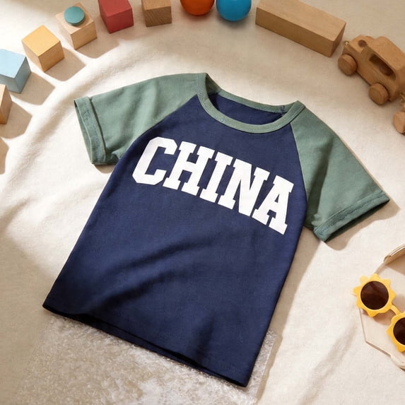 Boys Short Sleeve Casual Crew Neck Tee Soft Blend Top Comfortable Daily ...