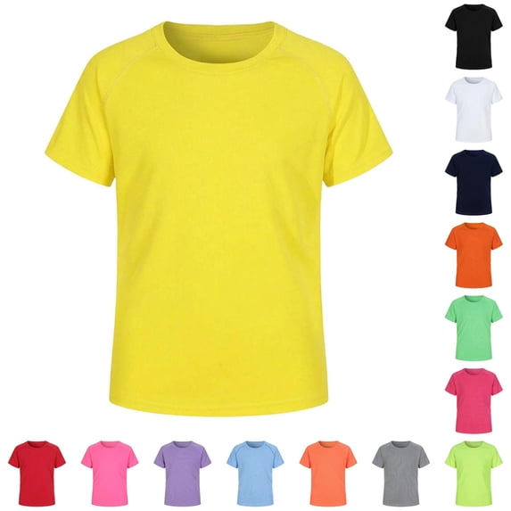 Boys Short Sleeve Rash Guard Shirt, UPF Sun Protection Swim Top for ...