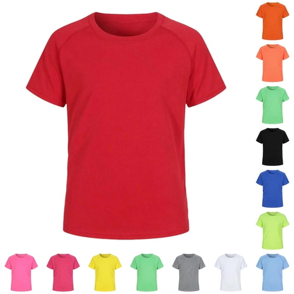 Boys Short Sleeve Rash Guard Shirt, UPF Sun Protection Swim Top for ...