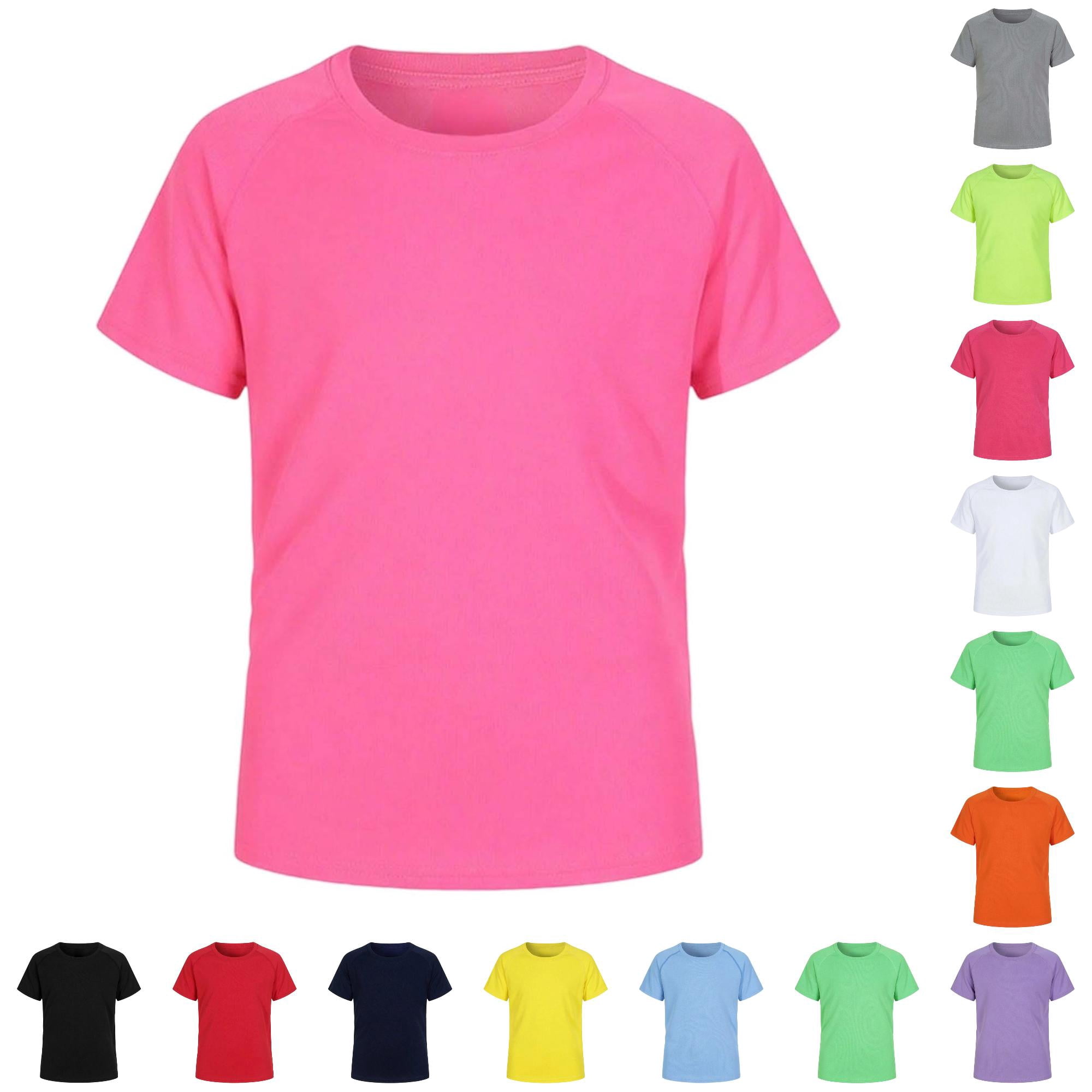 Boys Short Sleeve Rash Guard Shirt, UPF Sun Protection Swim Top for ...