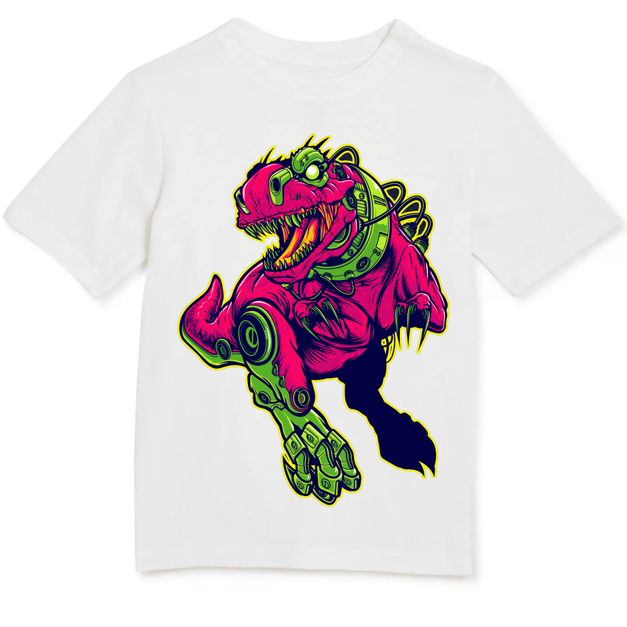 Boys Short Sleeve Robo T-Rex Graphic T-Shirt Size 8 - Walmart.com