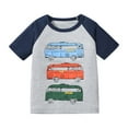 Boys Short Sleeve Shirts Boy Girl Clothes Cartoon Print Coton Kids ...