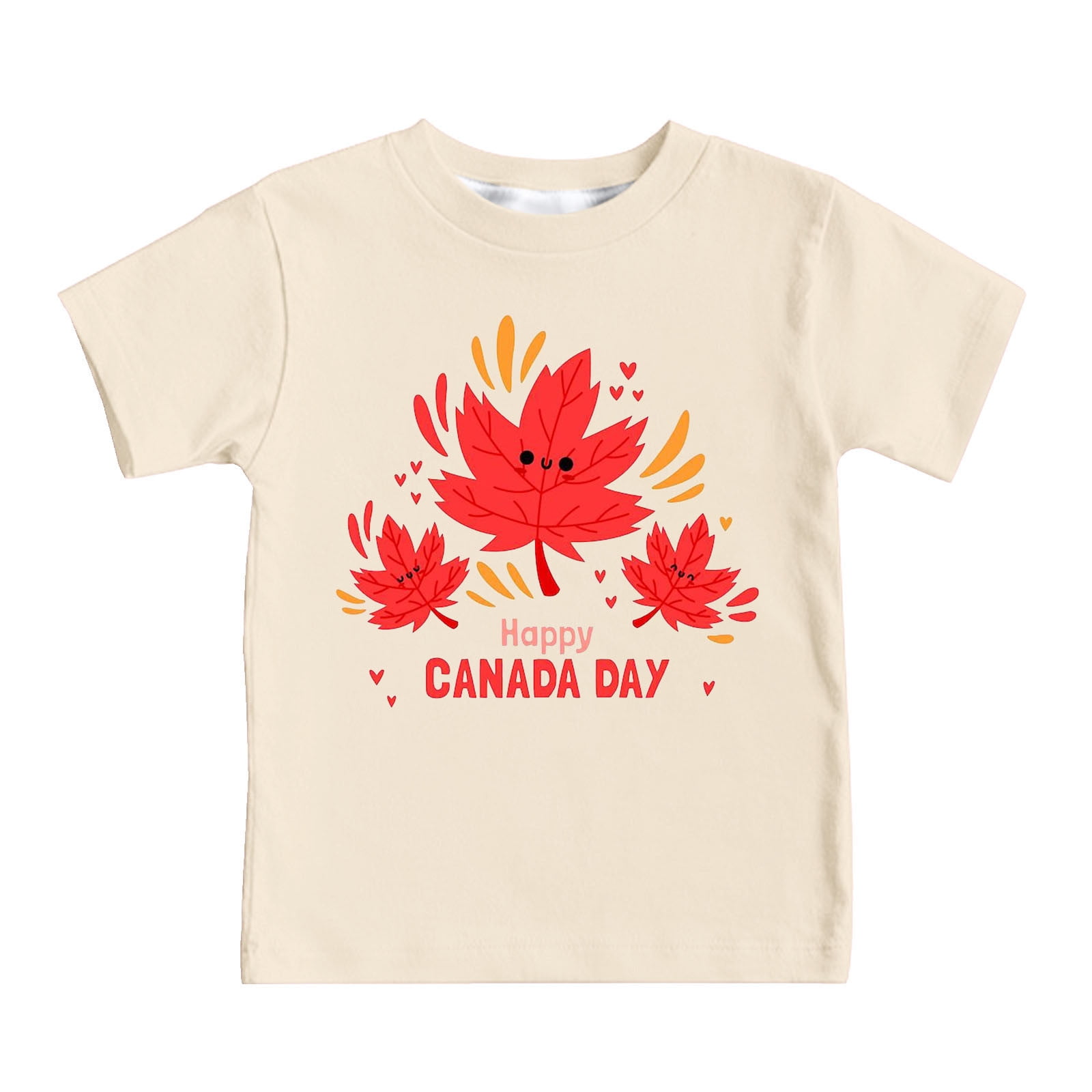 Boys Short Sleeve Shirts Children's Canada International Day Maple Leaf ...