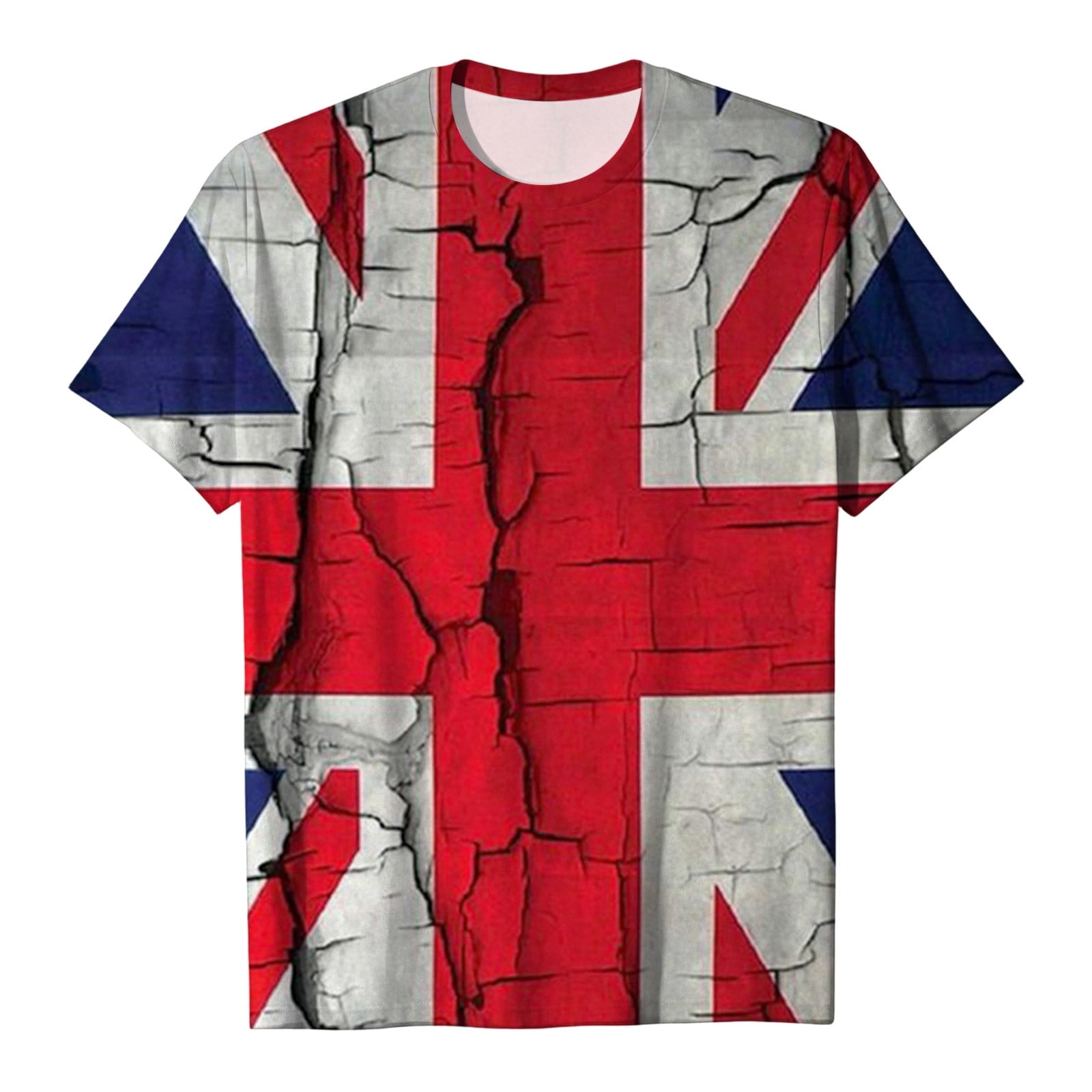 Boys Short Sleeve T Shirt British Independence Day Top Casual Summer ...