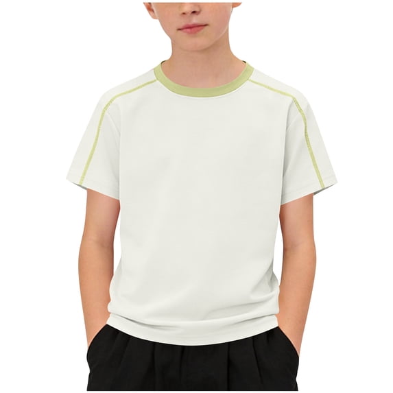 Boys Short Sleeve T Shirt, Kids Summer T Shirt Breathable Lightweight ...
