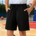 Boys Shorts Athletic Training Basketball Running Gym Workout Activewear ...