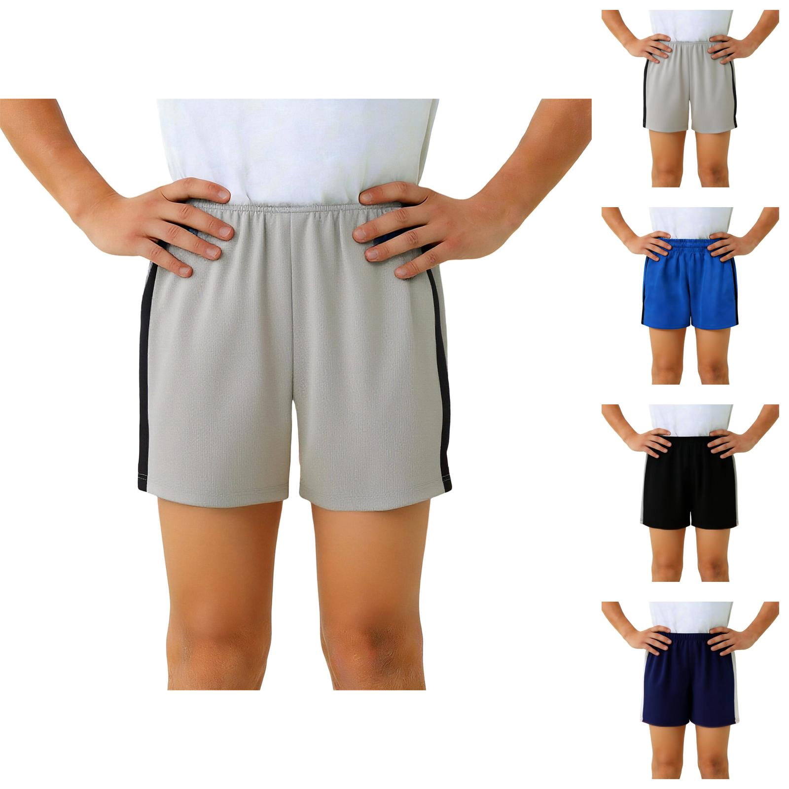 Boys Shorts Athletic Training Basketball Running Mesh Gym Short for ...