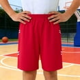 Boys Shorts Athletic Training Basketball Running Mesh Gym Workout Kids ...