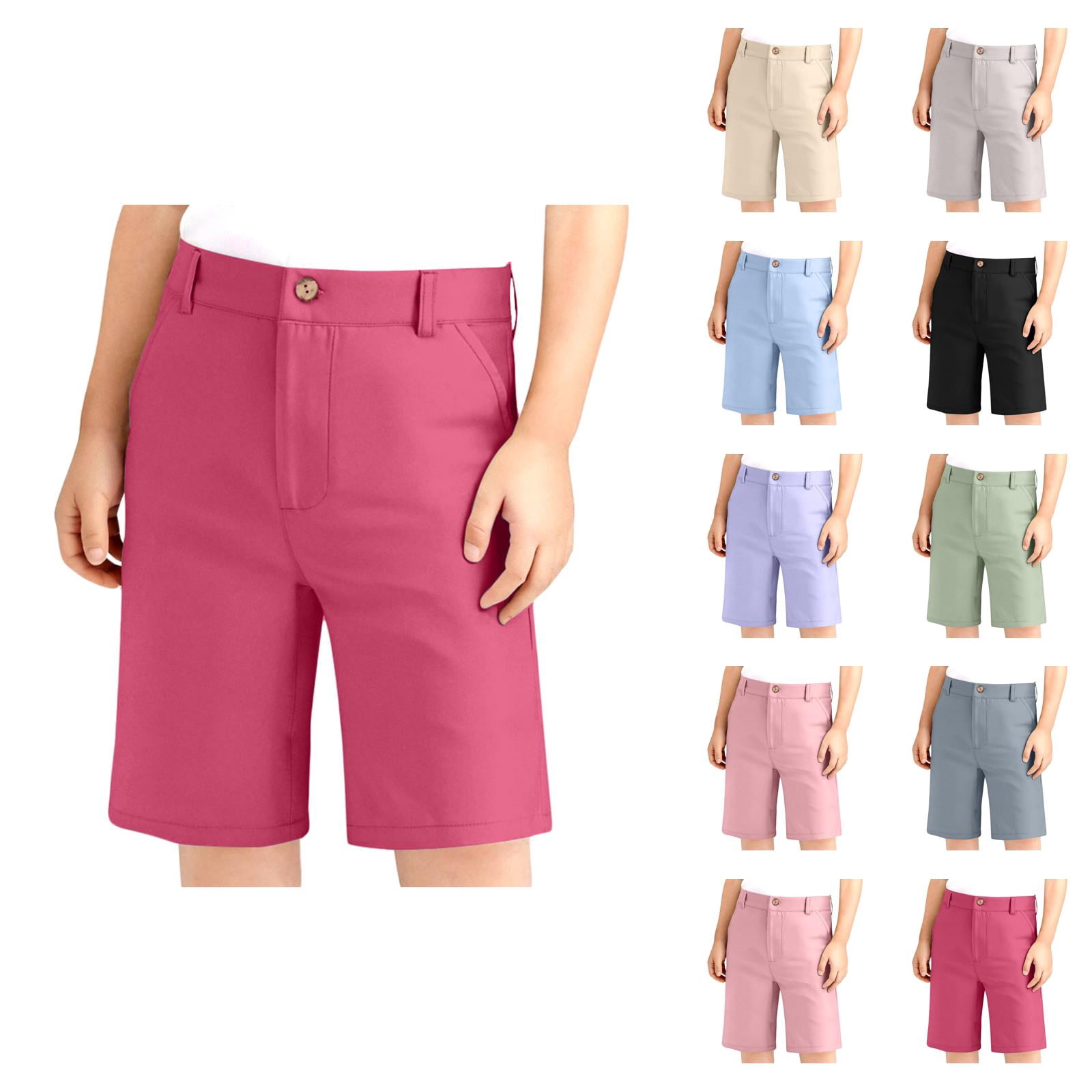 Boys' Shorts Boys Casual Shorts Boys' Girls Adjustable Waist Stretch ...