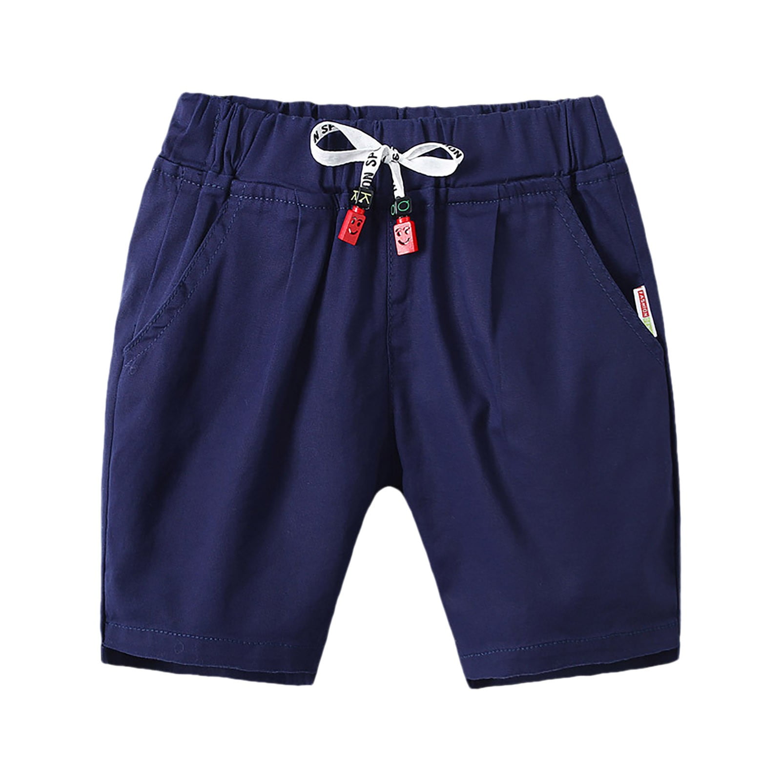 Boys' Shorts Breathable Solid Color Cargo Shorts with Pull-on Elastic ...