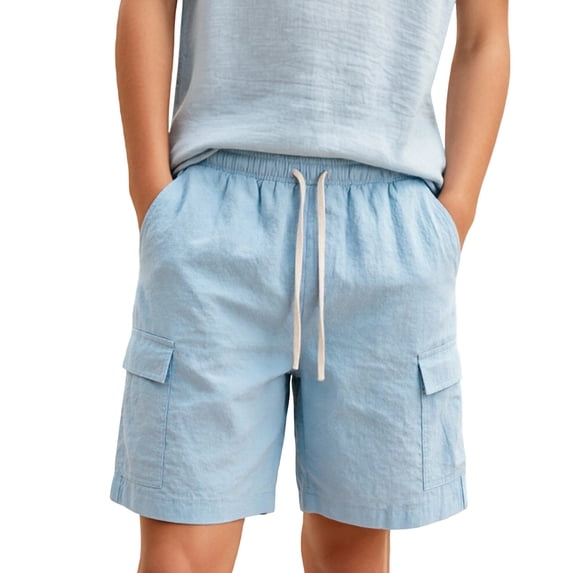 Boys Shorts Casual Pull on Elastic Waist Summer Beach Shorts for and ...