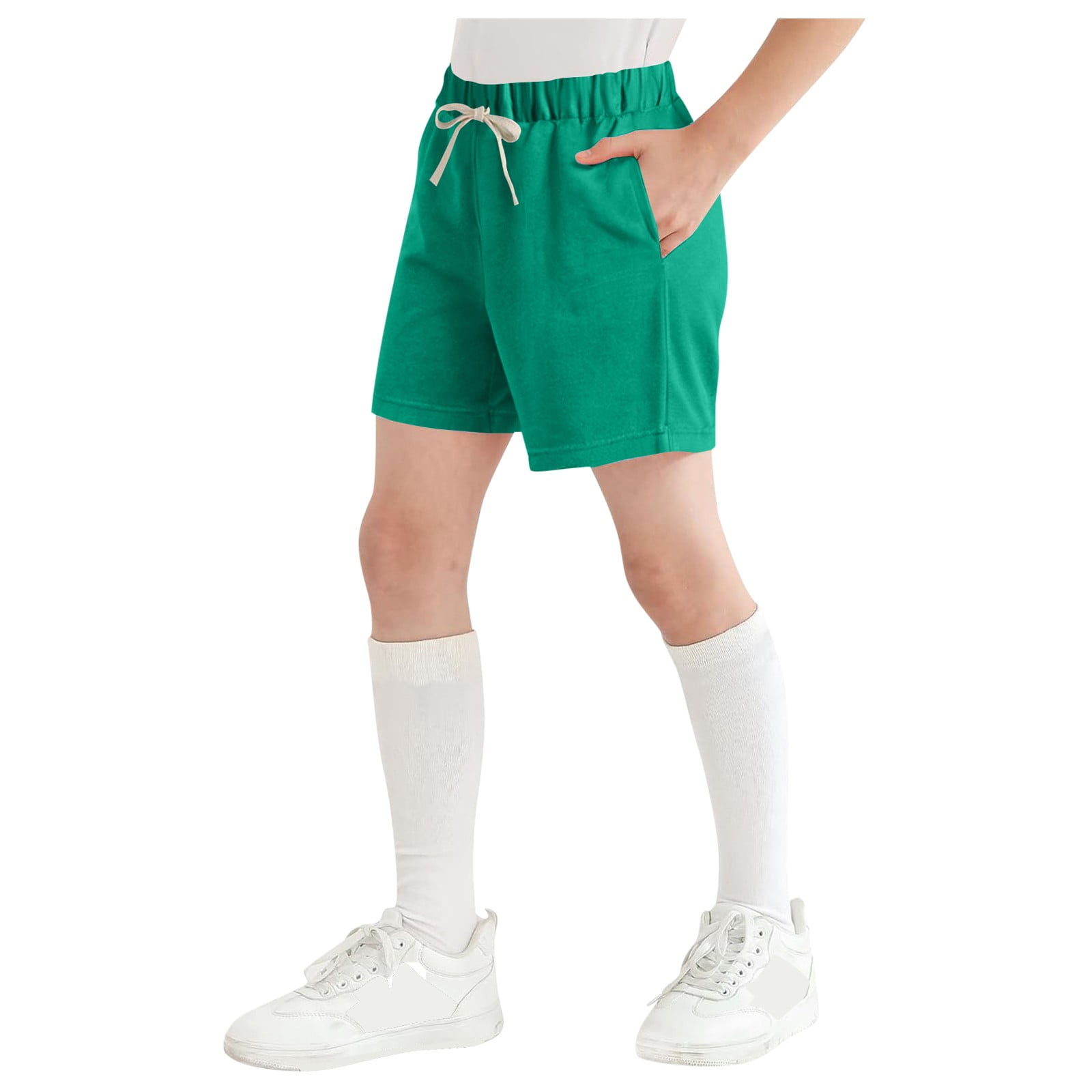Boys Shorts Soft Drawstring Summer Athletic Shorts Pull on Short ...