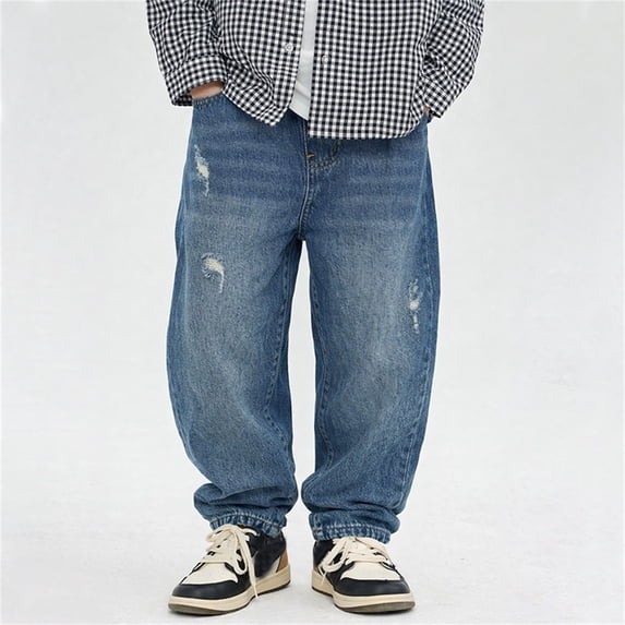 Boys Shorts Summer New Trendy Casual Denim Shorts for Big Kids Boys ...
