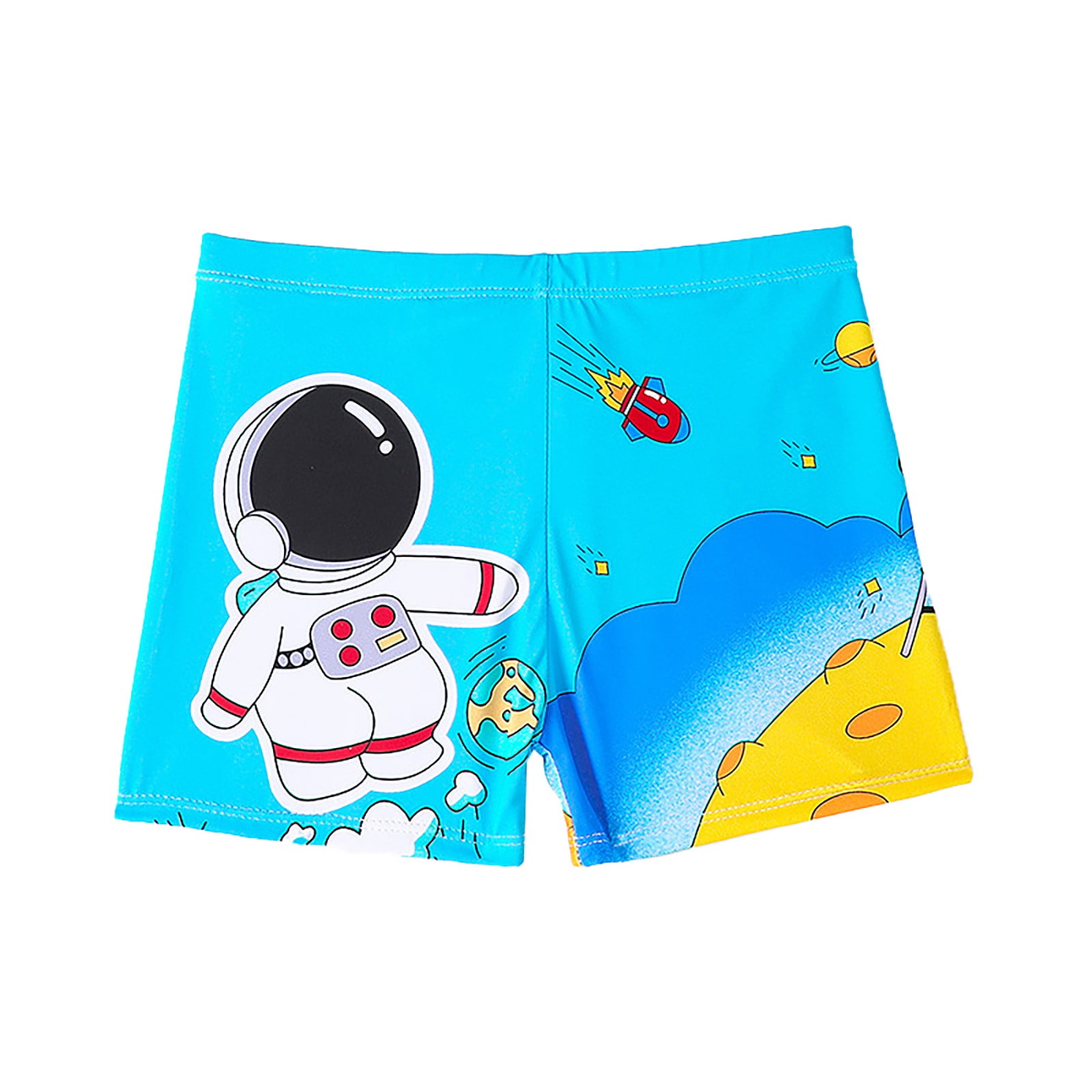 Boys Shorts Swimming Trunks Cartoon Print Strings Bottoms 2-7 Years ...