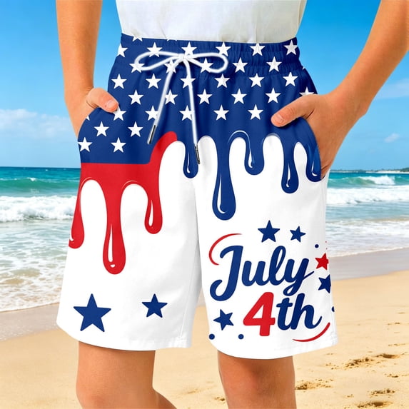 Boys Shorts for Everyday Casual Wear with Printed Design – SpringSummer ...