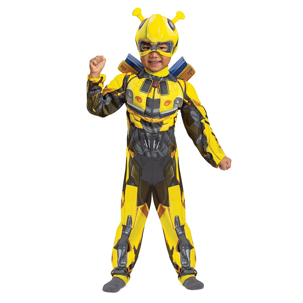 Boys Size (3T-4T) Bumblebee Classic Muscle Halloween Toddler Costume ...