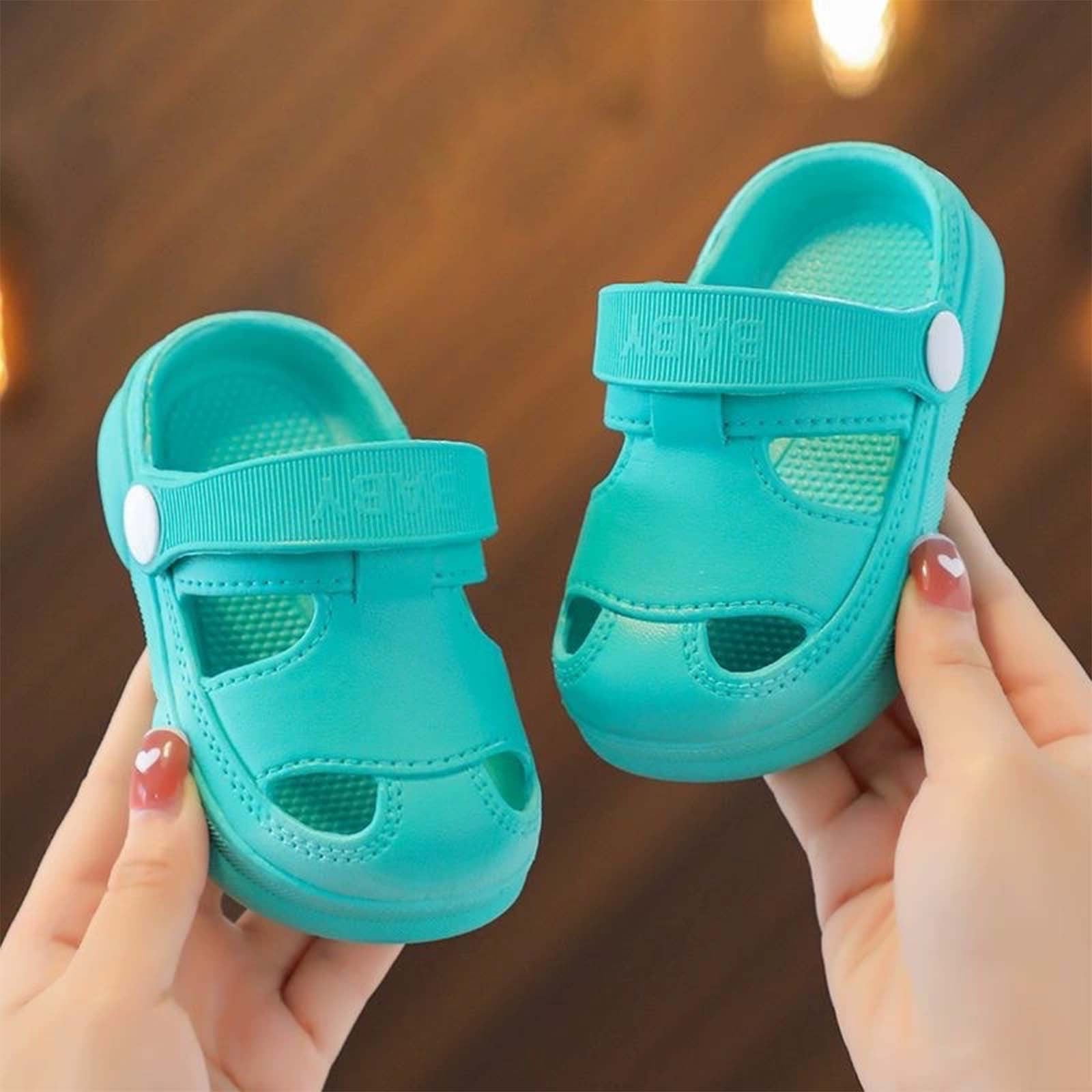 Boys Slippers For Toddlers Kids Soft Closed Toe Shoes Indoor Outdoor ...