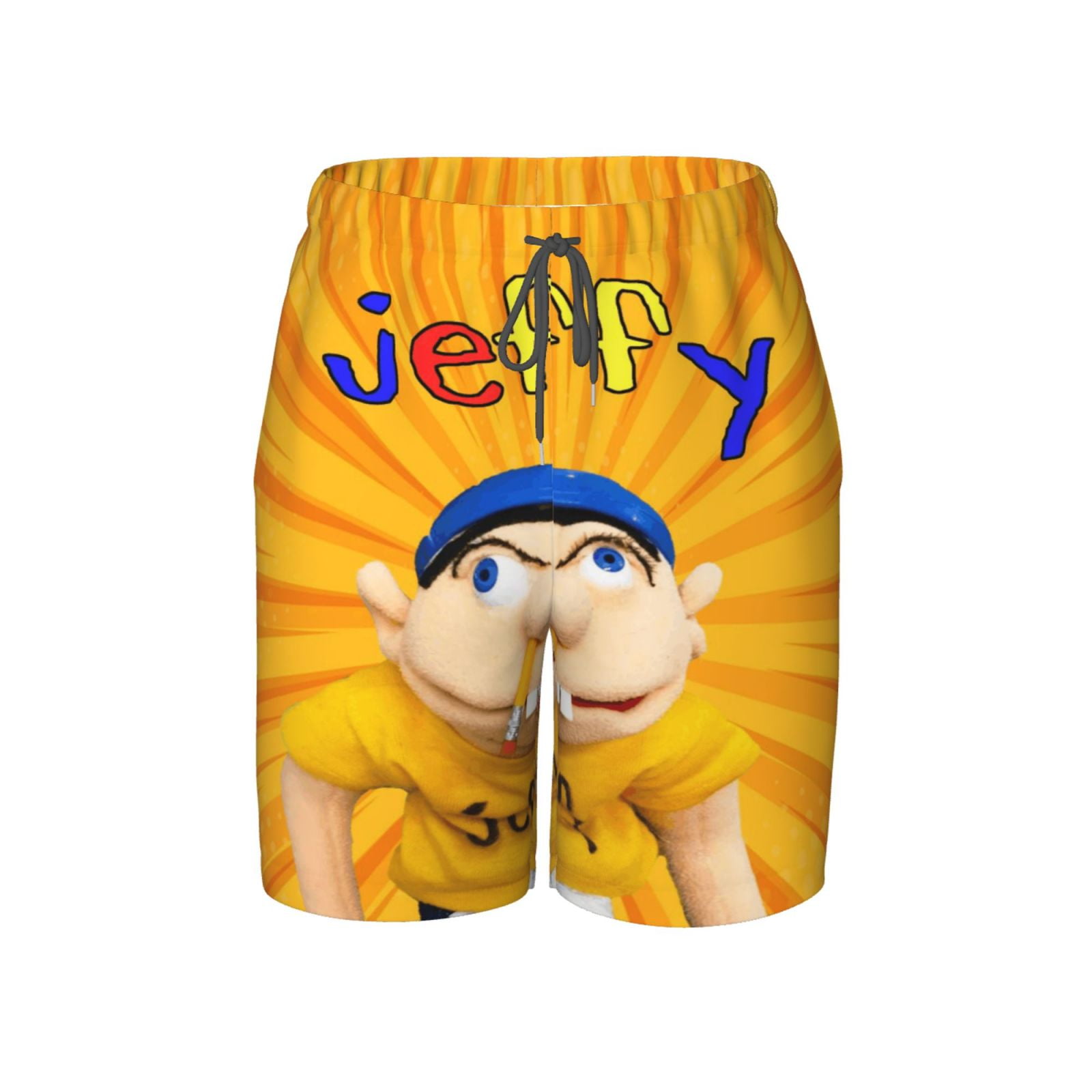 Boys Sml Cartoon Jef-,Fy Swim Trunks With Mesh Liner Kids Cartoon Quick ...