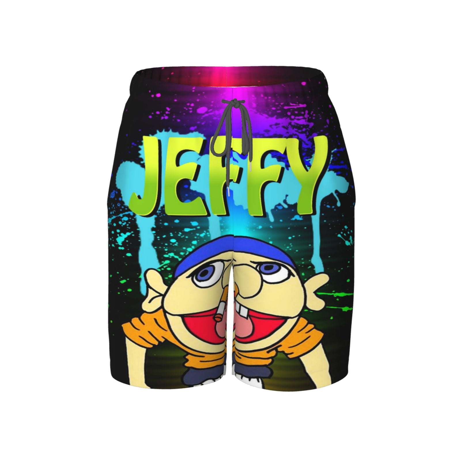 Boys Sml Cartoon Jef-,Fy Swim Trunks With Mesh Liner Kids Cartoon Quick ...