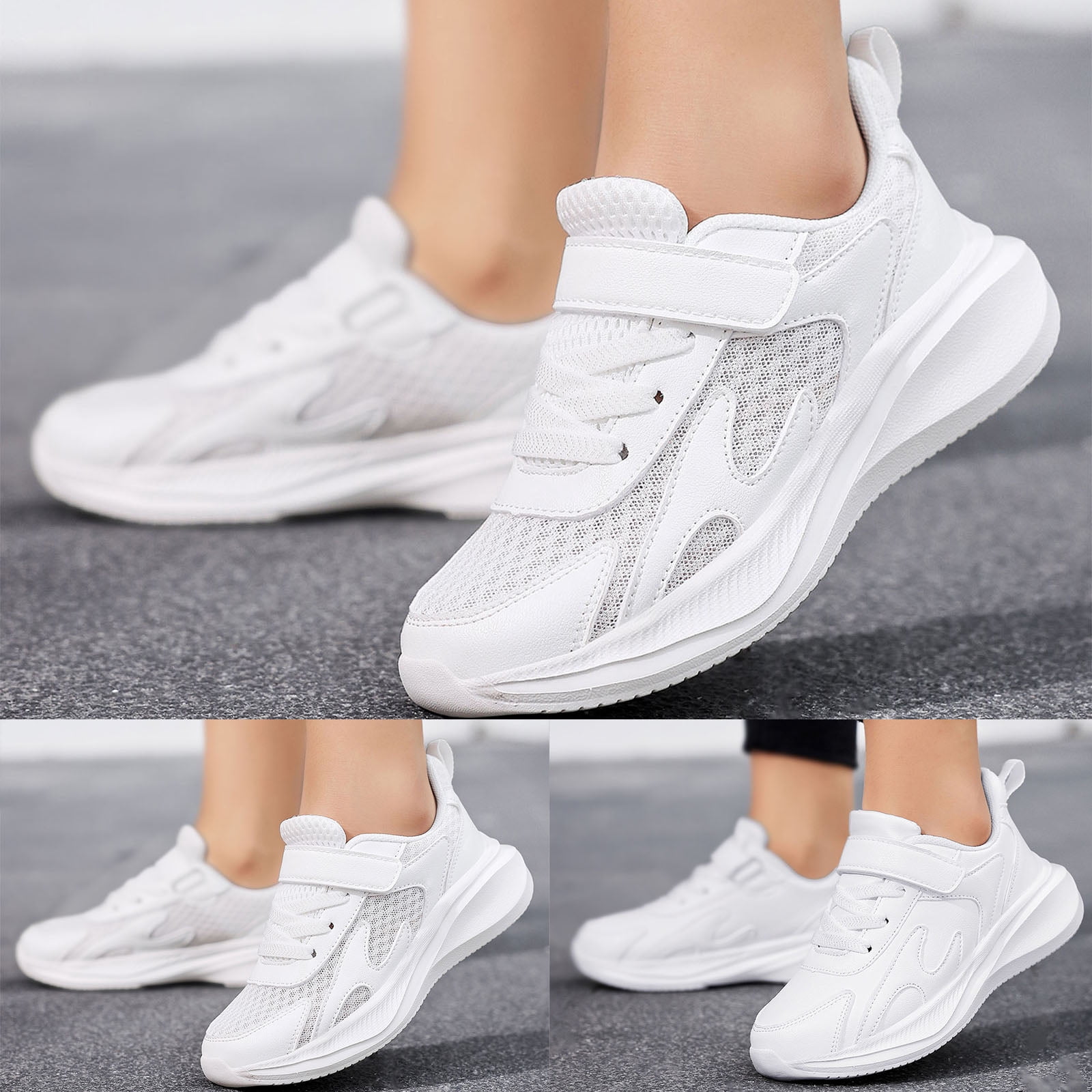Boys Sneakers Girls Tennis Shoes Kids Lightweight Non Slip Cushioned ...