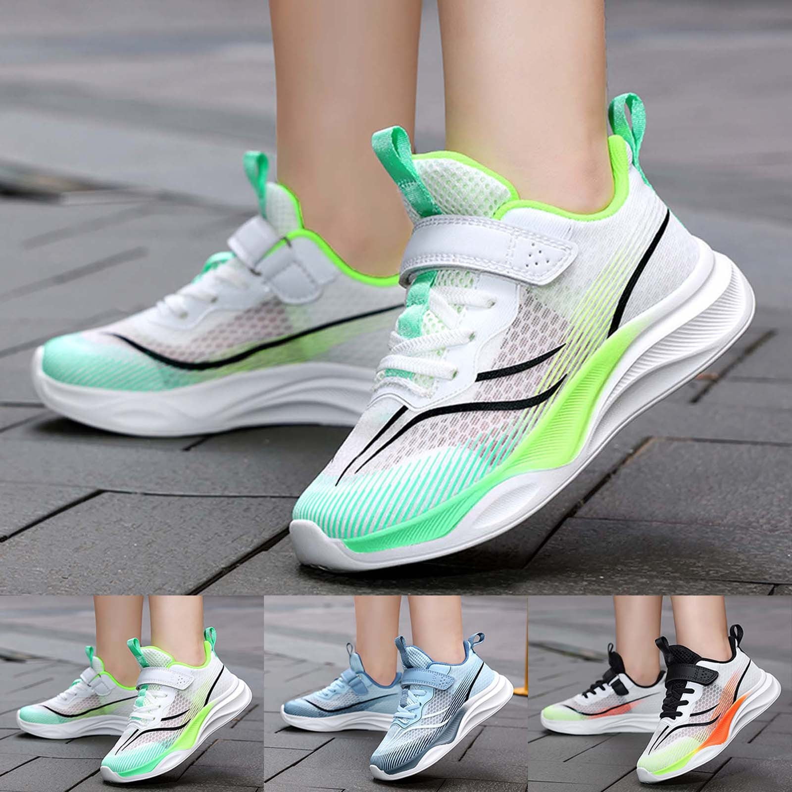 Boys Sneakers Kids Lightweight Running Sports Shoes Non Soft Sole Kid ...