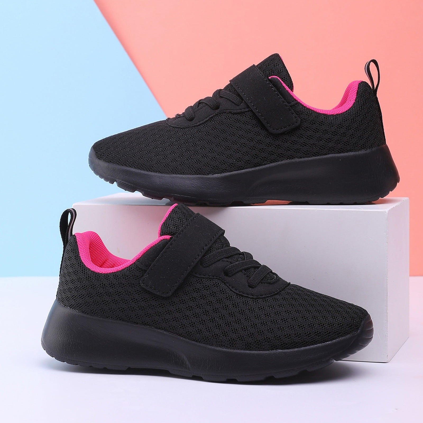 Boys Sneakers Kids Running Shoes Lightweight Breathable Mesh Athletic ...