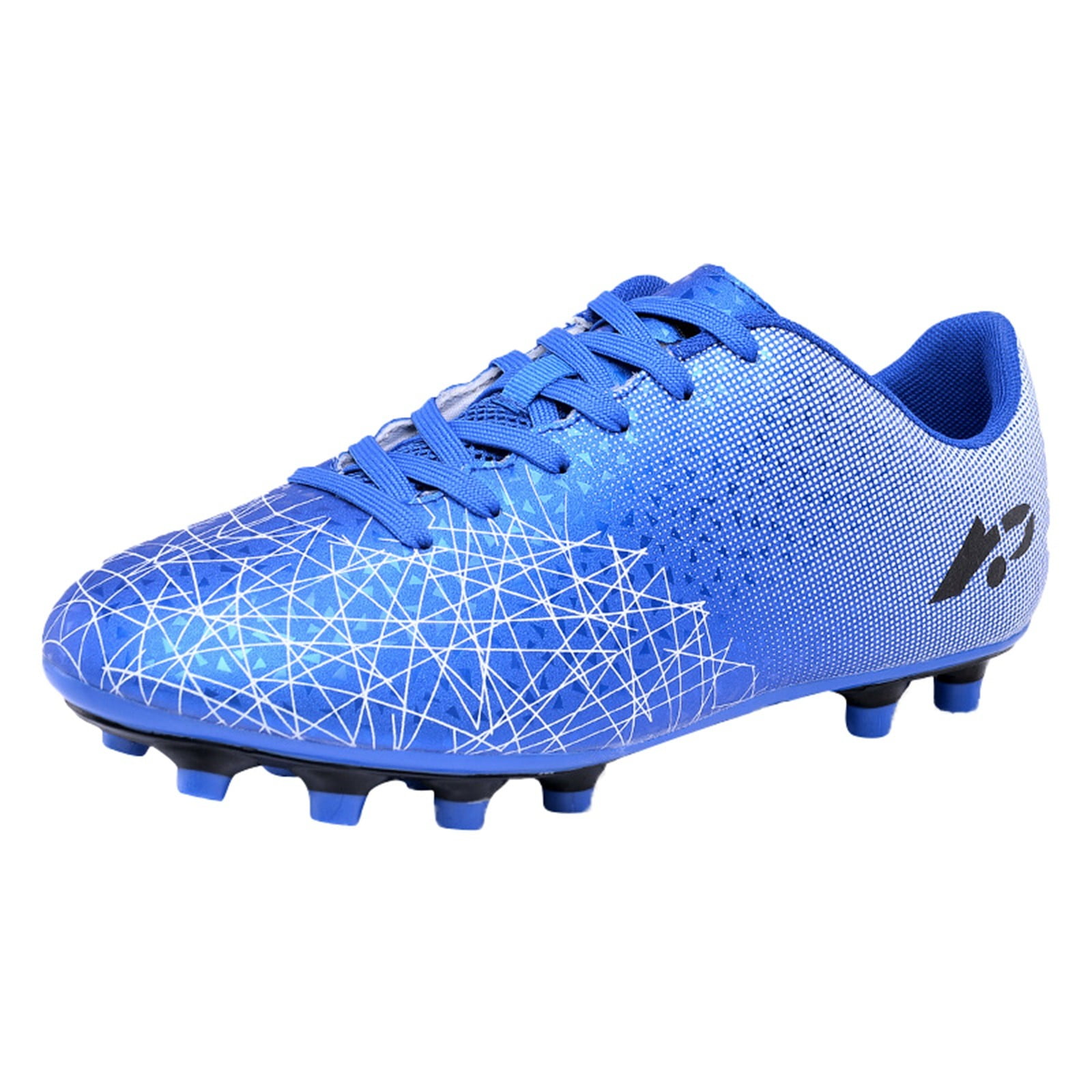 Boys Sneakers Outdoor Firm Ground Kids Soccer Cleats Athletic Football ...