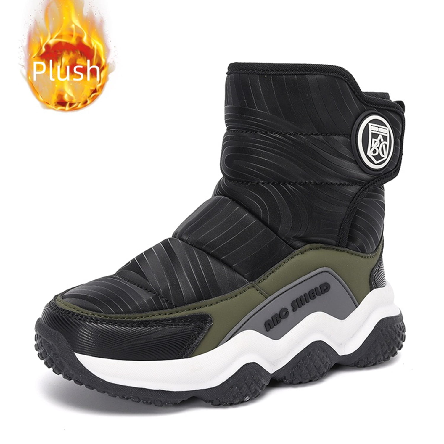 Boys Snow Boots Children Ankle Boot Waterproof Outdoor Warm Slip Girls ...